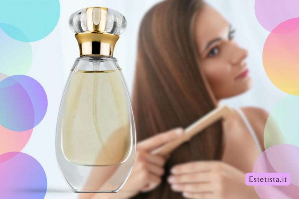 Non spruzzare il profumo direttamente sui capelli. Per farli odorare a ...